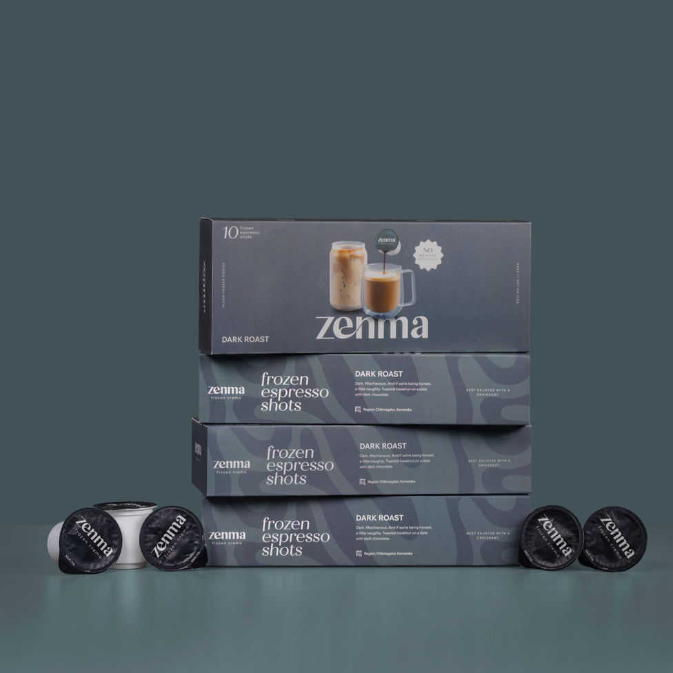 Zenma Coffee | Frozen Espresso Shots for Effortless, Delicious Coffee