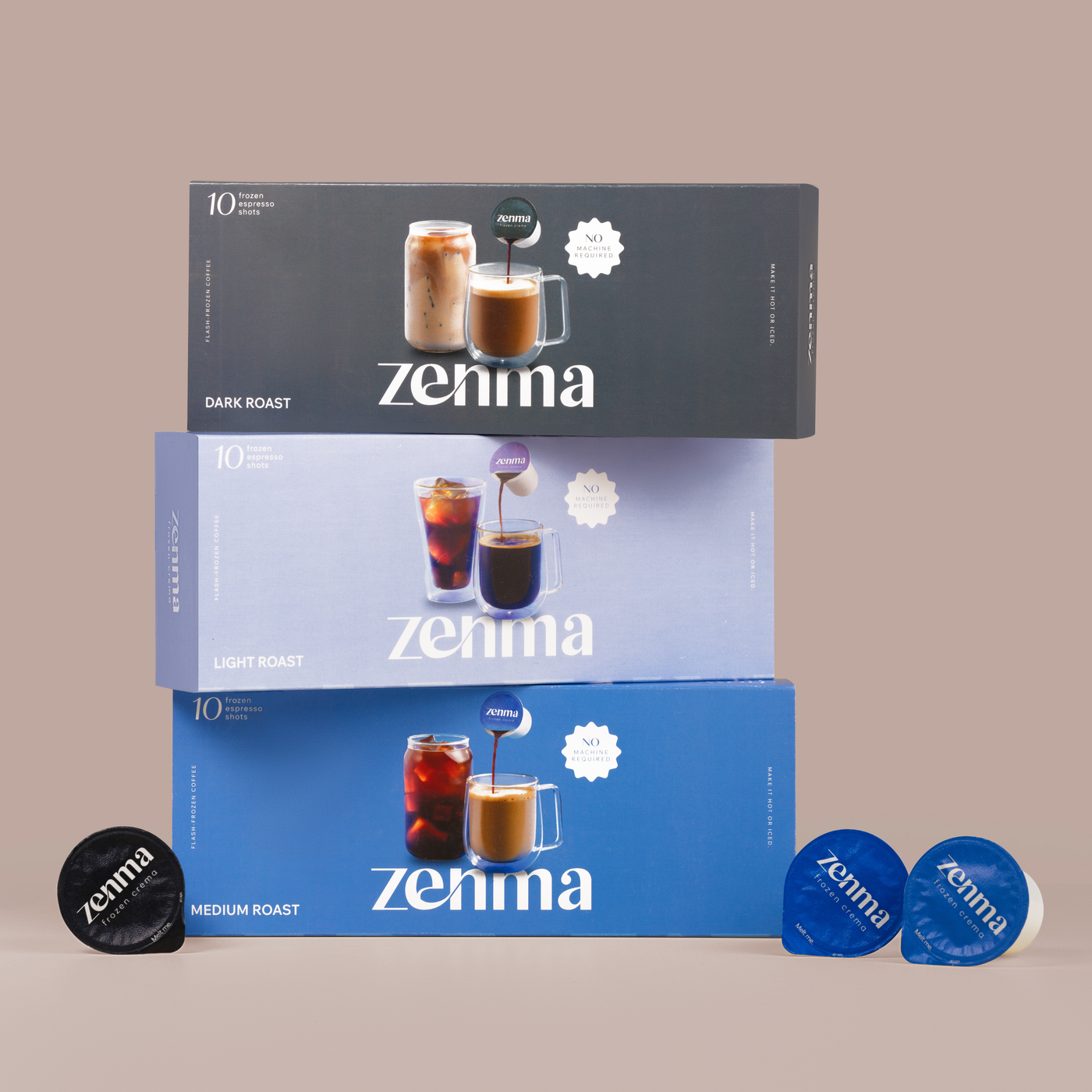 Zenma Coffee | Frozen Espresso Shots for Effortless, Delicious Coffee